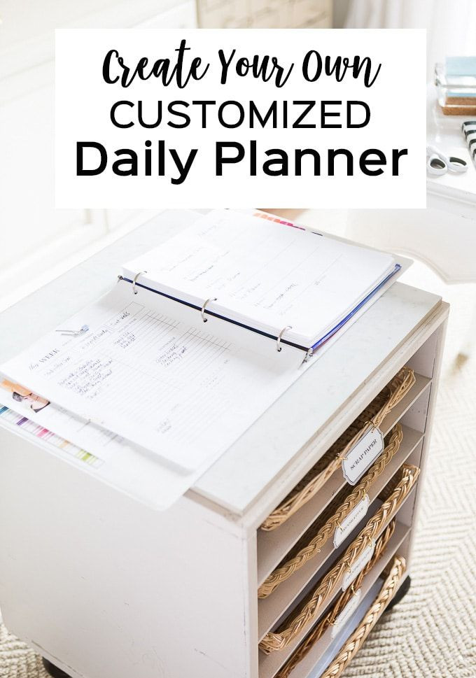 20 Custom Day Planner Template