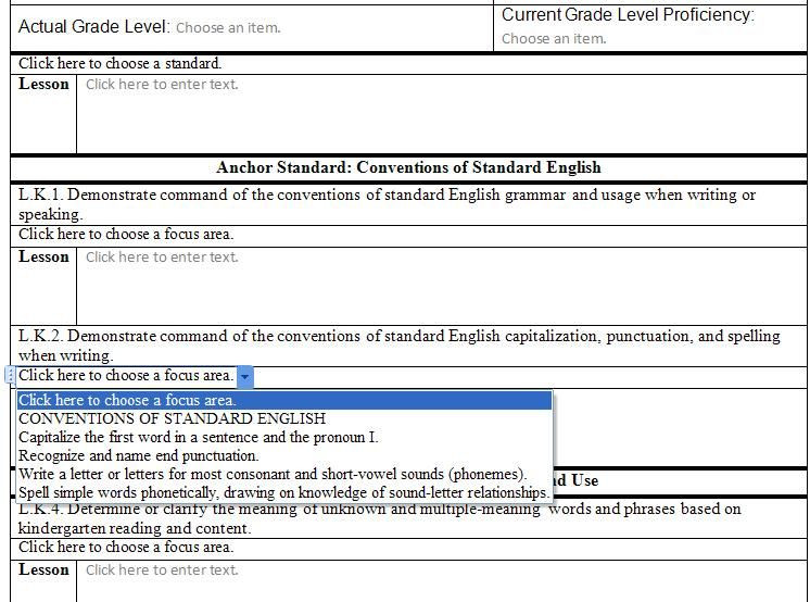 20 Danielson Aligned Lesson Plan Template