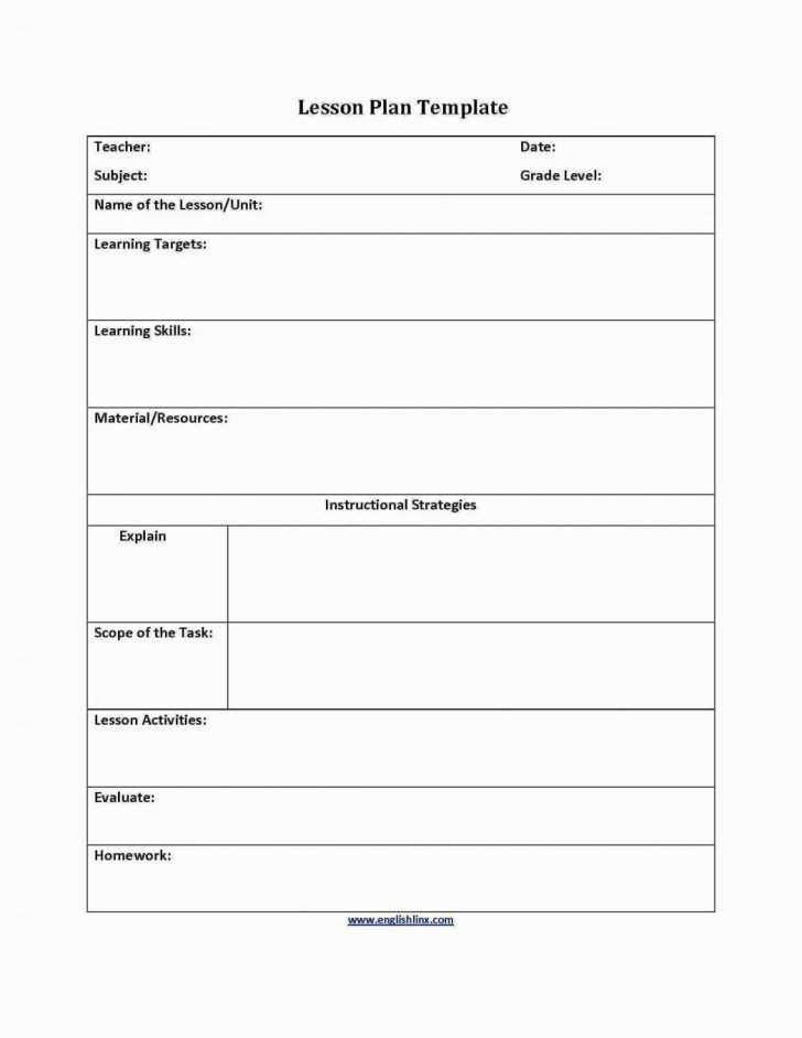 20 Esl Lesson Plan Template Pdf