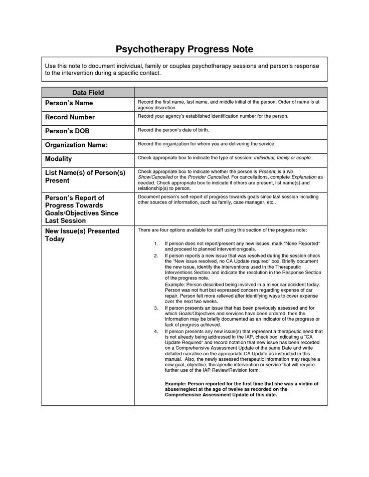20 Occupational Therapy Treatment Plan Template