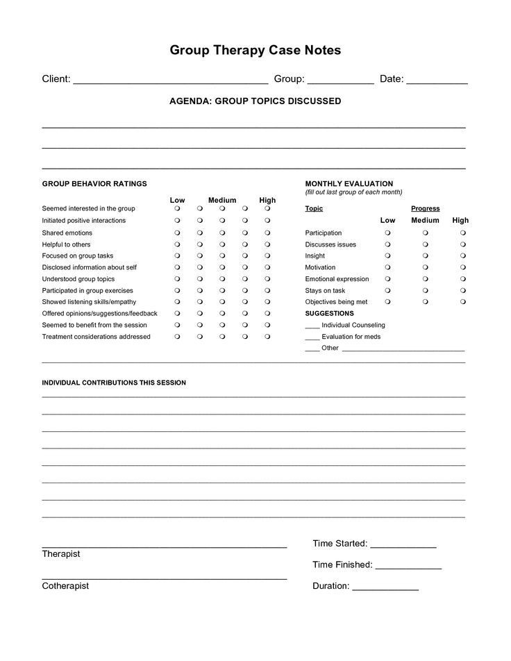 20 Occupational Therapy Treatment Plan Template