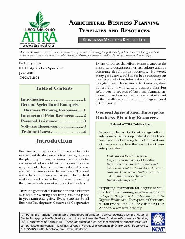 20 Small Farm Business Plan Template 20 Small Farm Business Plan Template