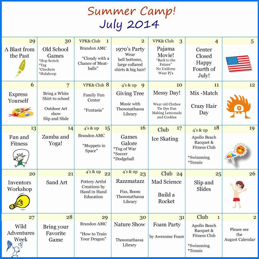 20 Summer School Lesson Plan Template