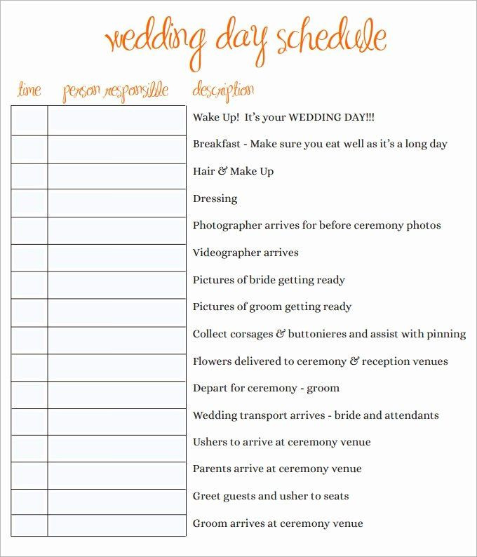 20 Wedding Planner Template Word Simple Template Design