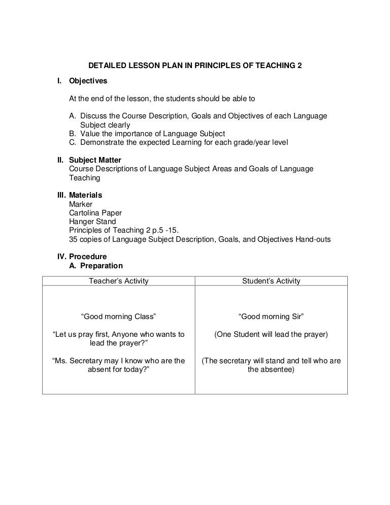 20 Write Lesson Plan Template
