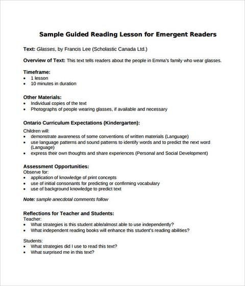 20 Writing A Lesson Plan Template
