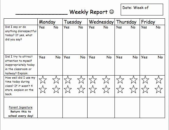 20 Behavior Plan Template For Elementary Simple Template Design