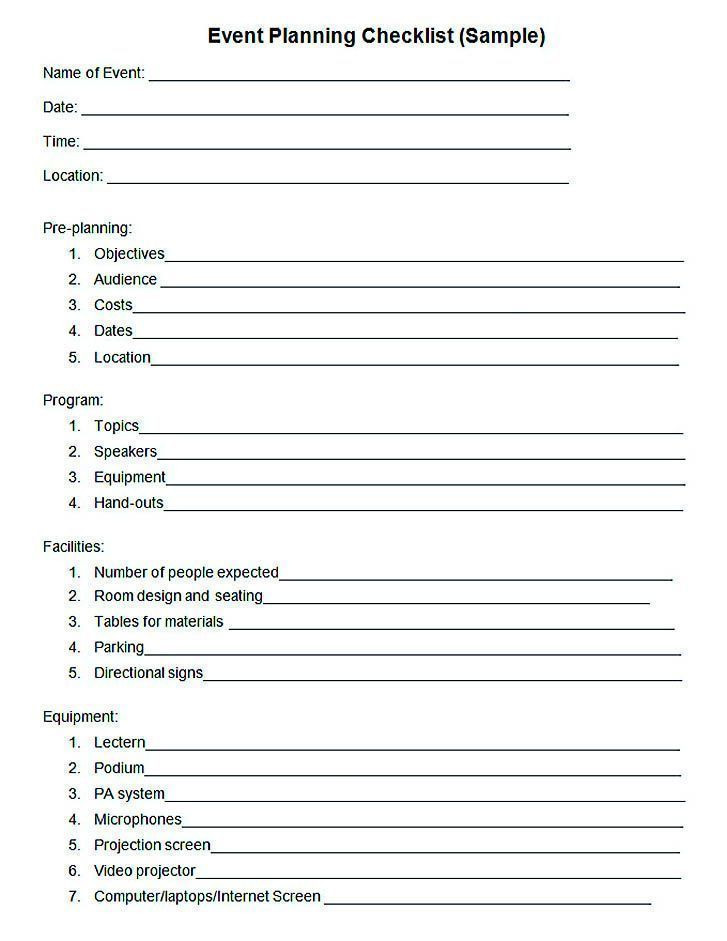 20 Event Planning Template Word 20 Event Planning Template Word