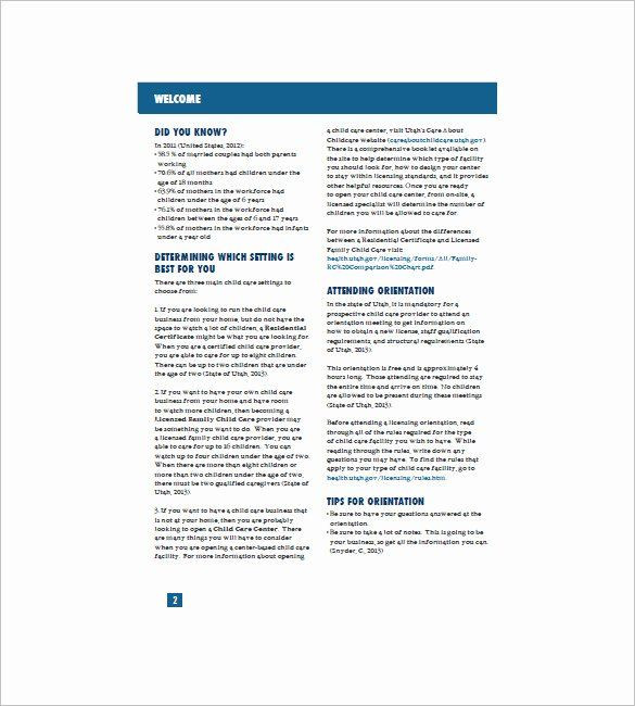 20 Preschool Business Plan Template
