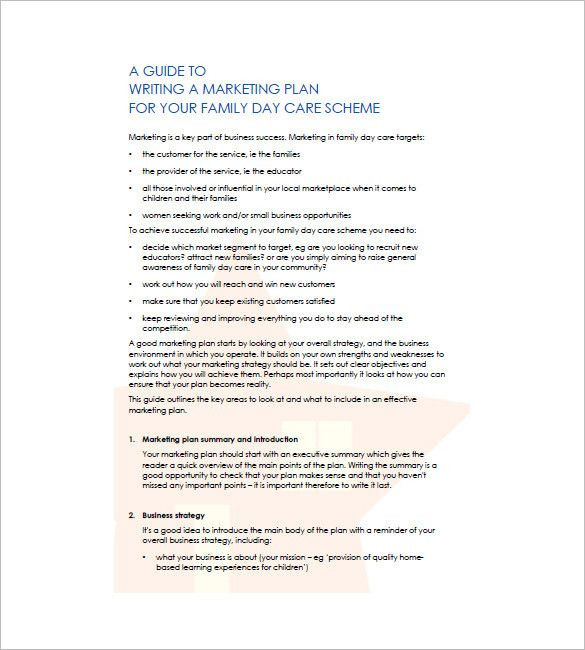 20 Preschool Business Plan Template