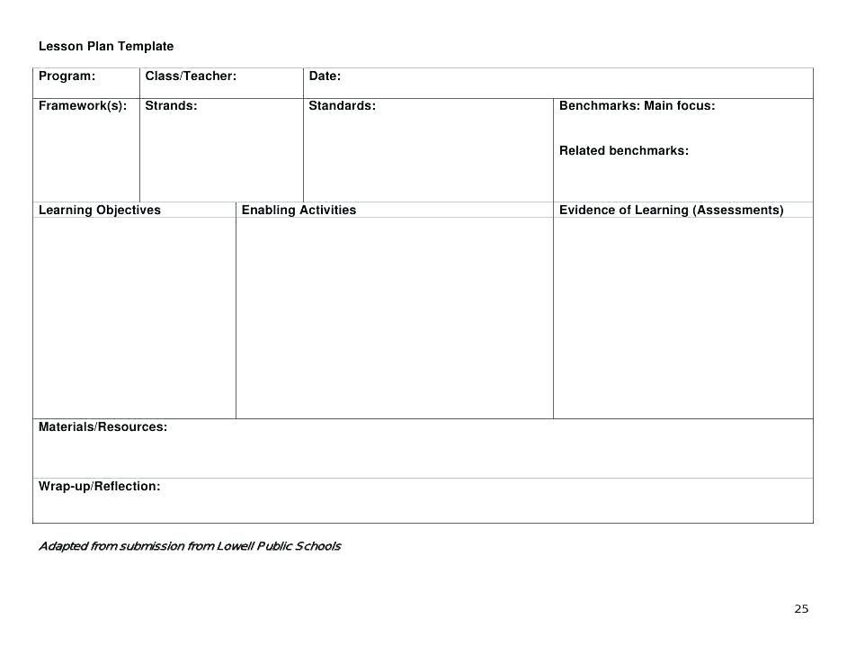 Editable Small Group Lesson Plan Template Editable Small Group Lesson Plan Template