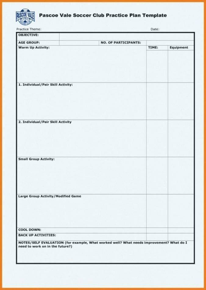 20 Volleyball Practice Plan Template