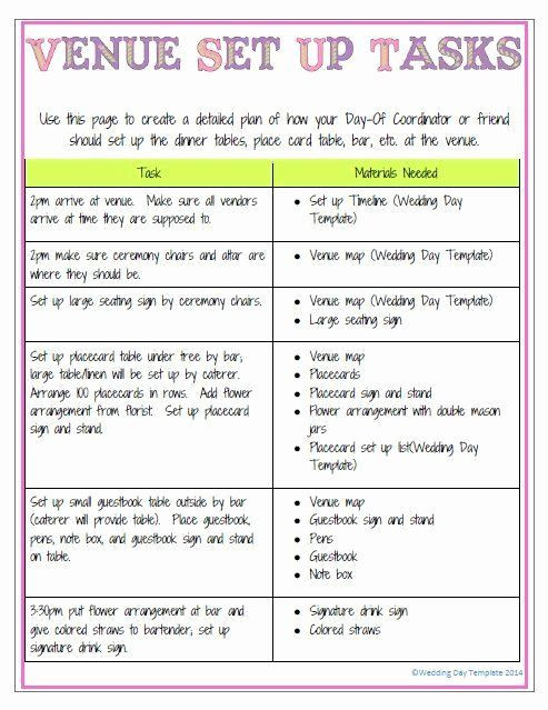 20 Wedding Planning Timeline Template